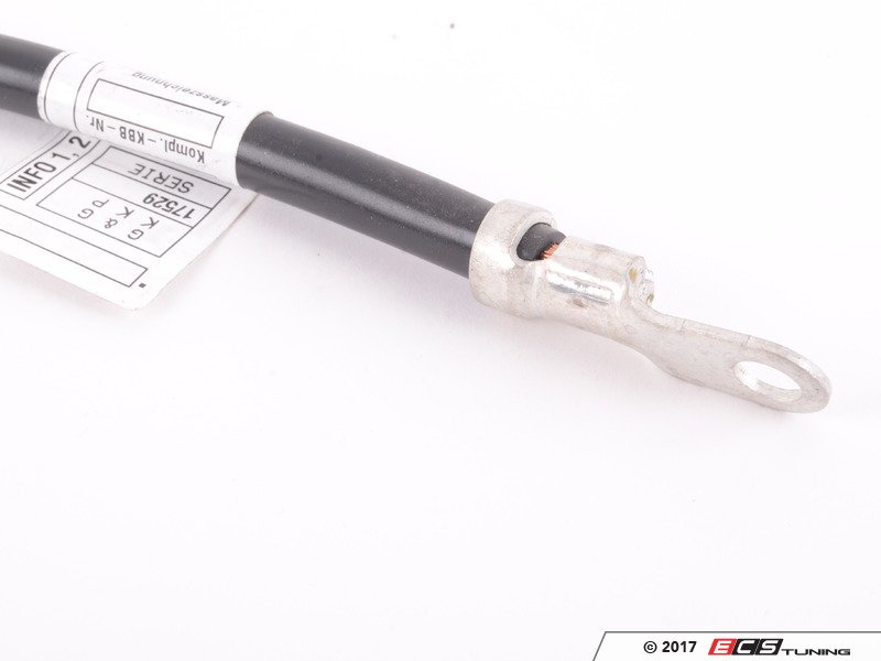 Genuine BMW - 12421436907 - E38 Battery Cable Negative (12-42-1-436-907)