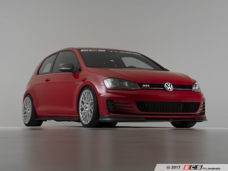 ECS - 024105ecs01KT - ECS Tuning MK7 GTI Carbon Fiber Front Lip Spoiler