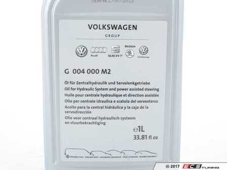 Genuine Volkswagen Audi - g004000m2 - Hydraulic / Power Steering Fluid ...