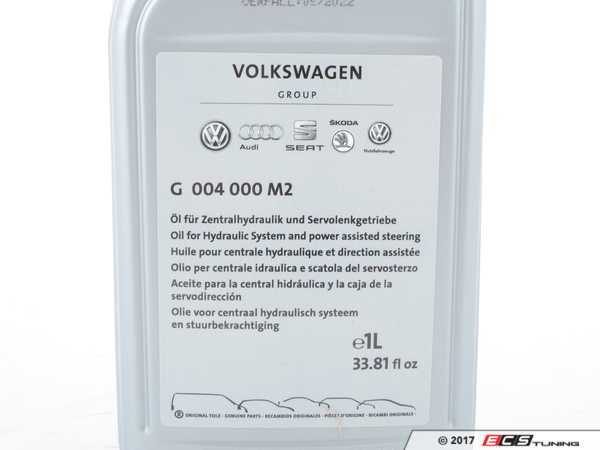 Genuine Volkswagen Audi - g004000m2 - Hydraulic / Power Steering Fluid ...