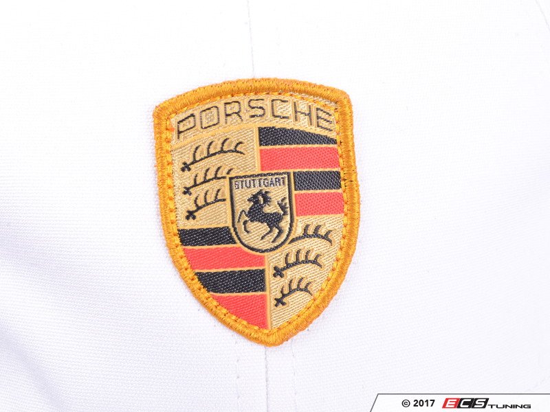 Genuine Porsche - WAP0800040C - Porsche Crest Baseball Cap - White ...