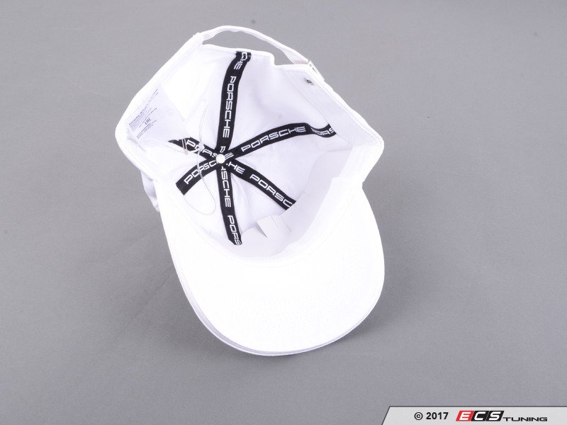 Genuine Porsche - WAP0800040C - Porsche Crest Baseball Cap - White ...
