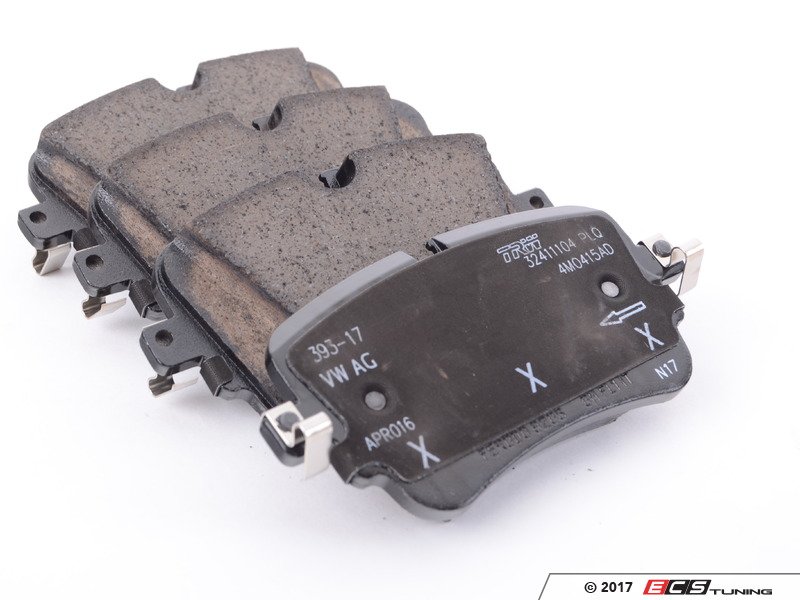 Genuine Volkswagen Audi - 4M0698451R - Rear Brake Pad Set (4M0 698 451 R)