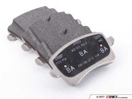 Genuine Volkswagen Audi - 4G0698451H - Brake Pad Set - Rear (4G0 698 451 H)