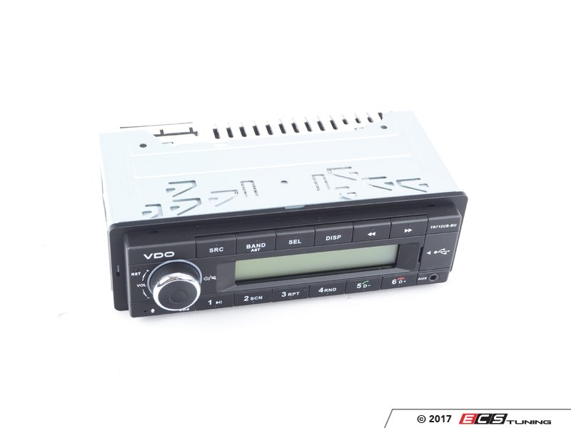 VDO - TR712UB-BU - VDO Head Unit - USB, Bluetooth, and Aux Input