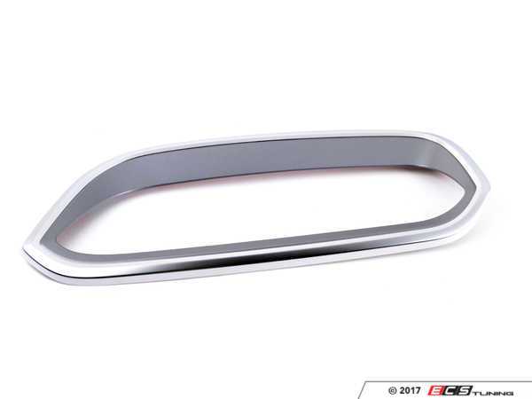 Genuine BMW - 51137352701 - Front Grill - Left - Gray (51-13-7-352-701)