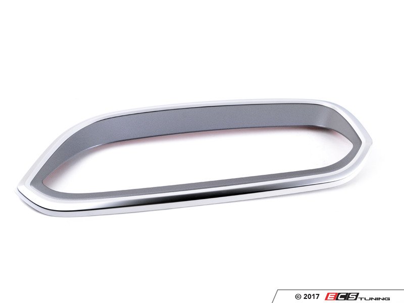 Genuine BMW - 51137352701 - Front Grill - Left - Gray (51-13-7-352-701)