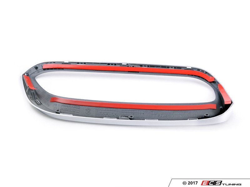 Genuine BMW - 51137352701 - Front Grill - Left - Gray (51-13-7-352-701)