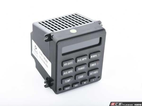 Genuine BMW - 65811386867 - 8-INPUT UNIT (65-81-1-386-867)