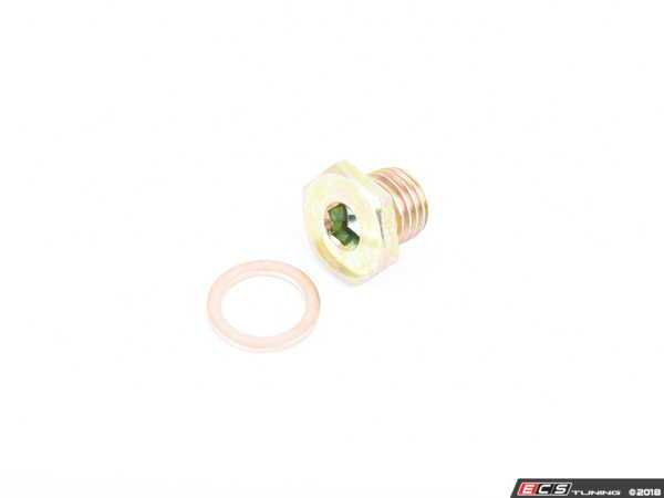 Genuine BMW - 11131742994KT - Oil Drain Plug - Includes Sealing Washer