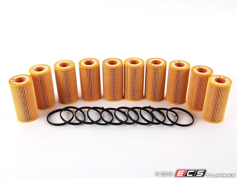 Genuine Volkswagen Audi - 06D115562 - Oil Filter - Pack Of 10 (06D 115 562)