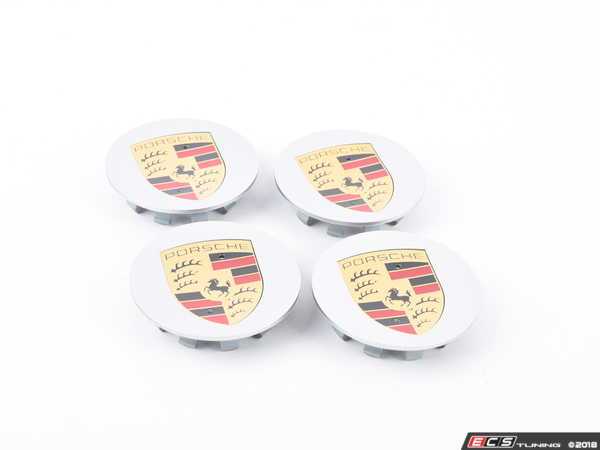 Genuine Porsche - 00004460702 - HUB CAP SET COLOURED