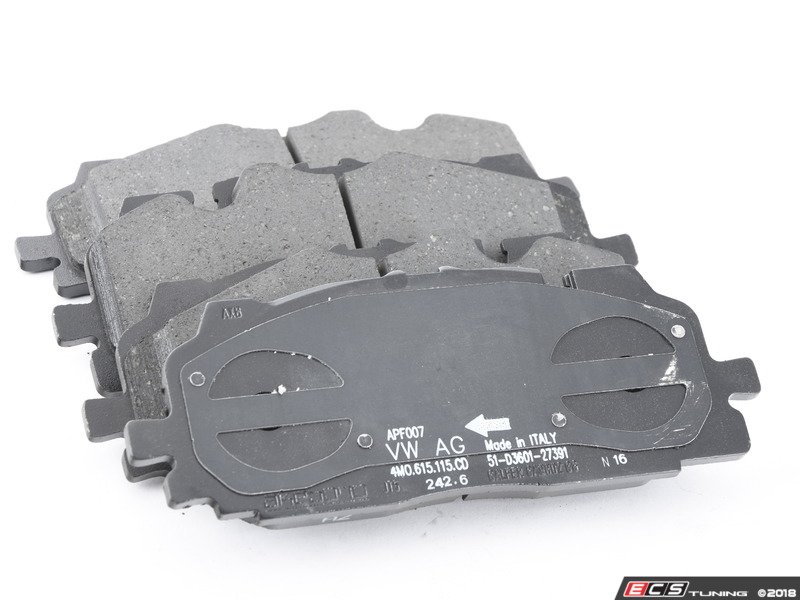 Genuine Volkswagen Audi - 4M0698151BD - Front Brake Pad Set (4M0 698 ...
