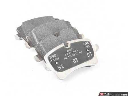 Genuine Volkswagen Audi - 4E0698151Gkt1 - Front & Rear Brake Pad Kit ...