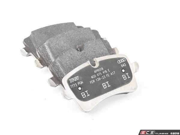 Genuine Volkswagen Audi - 4E0698151Gkt1 - Front & Rear Brake Pad Kit ...