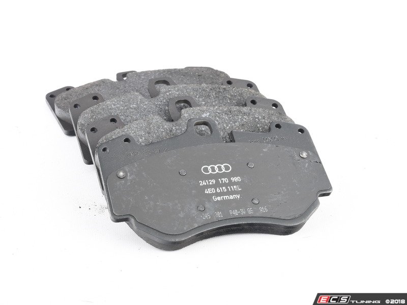 Genuine Volkswagen Audi - 4E0698151Gkt1 - Front & Rear Brake Pad Kit ...