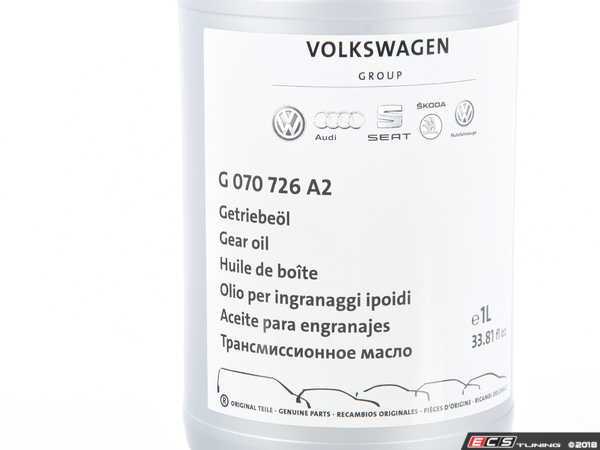 Genuine Volkswagen Audi - G070726A2 - Manual Transmission Fluid - 1 ...
