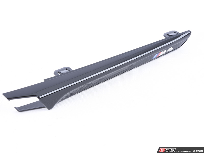 Genuine BMW M Performance - 51148068585 - Gloss Black Fender Grille - Left