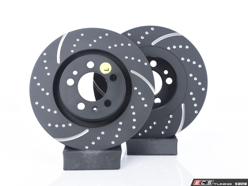 EBC - GD819 - Front Slotted & Dimpled Brake Rotors - Pair (280x22)