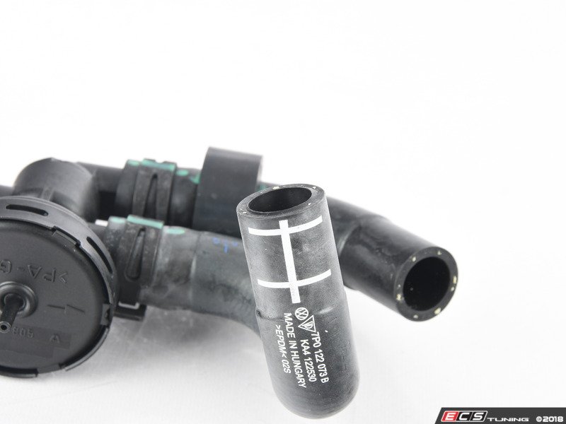 Genuine Porsche - 95810637402 - Coolant Hose With Vacuum Valve
