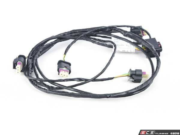 Genuine BMW - 61129244424 - PDC Wiring Set - Front (61-12-9-244-424)