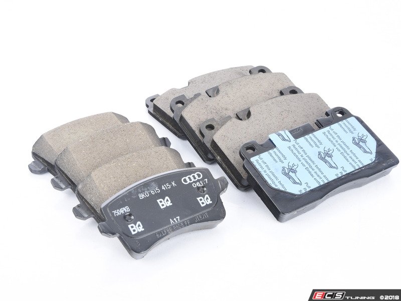 Genuine Volkswagen Audi - 8R0698151JKT2 - Front & Rear Brake Pad Kit ...