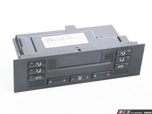 Genuine BMW - 64118380502 - Climate Controls - Rear (64-11-8-380-502)