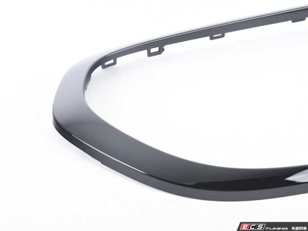 Genuine MINI - 51137449207 - Grille Frame - Black (51-13-7-449-207)