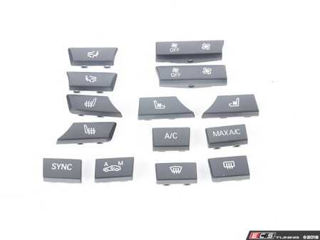 Genuine BMW - 61316848887 - Replacement Button Set (61-31-6-848-887)