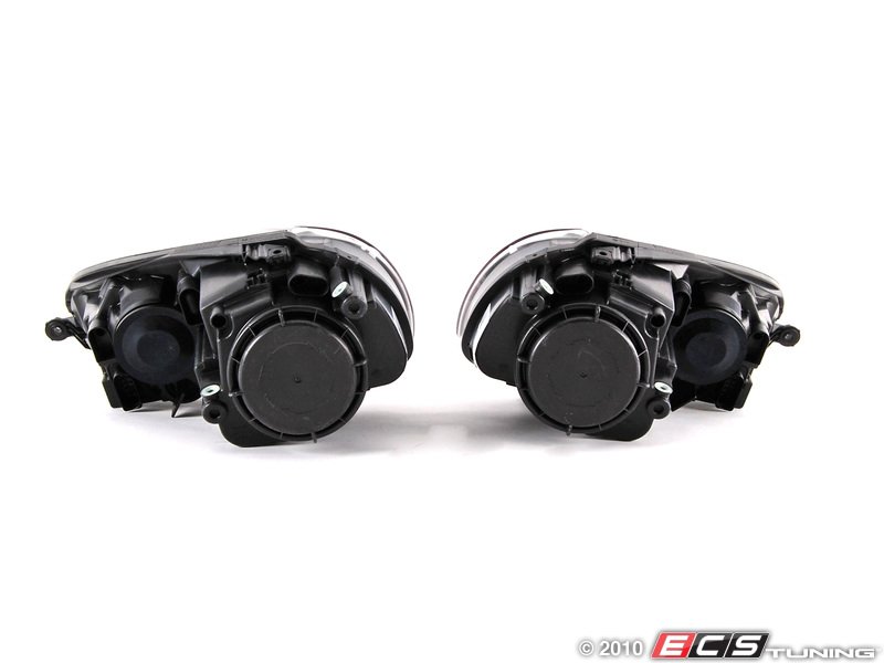 Hella - 1EG247007-871 - European Halogen Headlight Set - Blackout - (NO ...