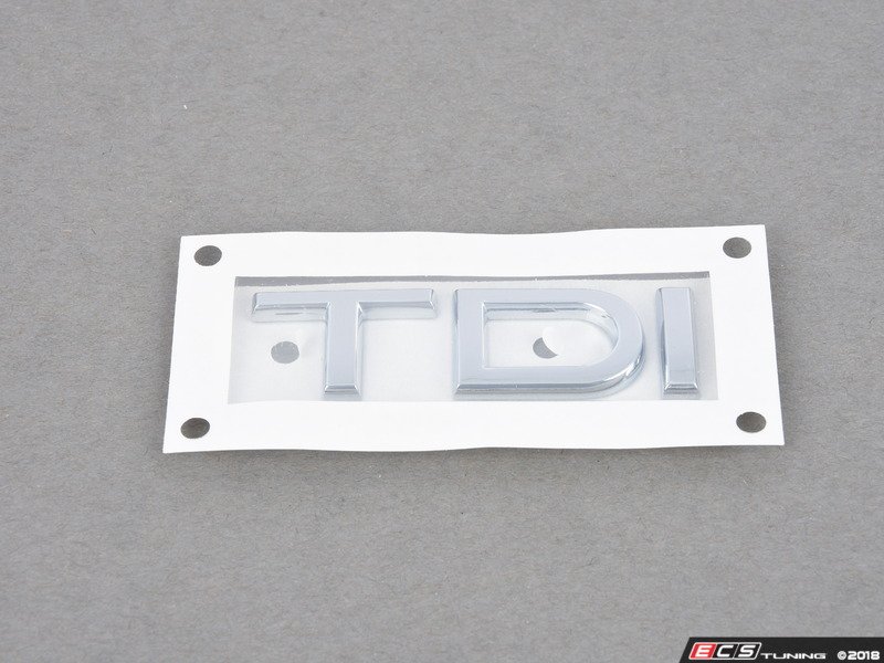 Genuine Volkswagen Audi - 4H0853737B2ZZ - "TDI" Emblem (4H0 853 737 B 2ZZ)