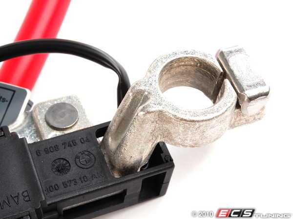 Genuine BMW - 61126904905 - E65 Battery cable - with pole (61-12-6-904-905)