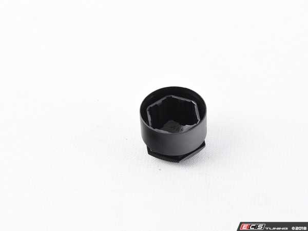 Genuine Volkswagen Audi - 4M0601173E - Wheel Bolt Cover - Satin Black ...