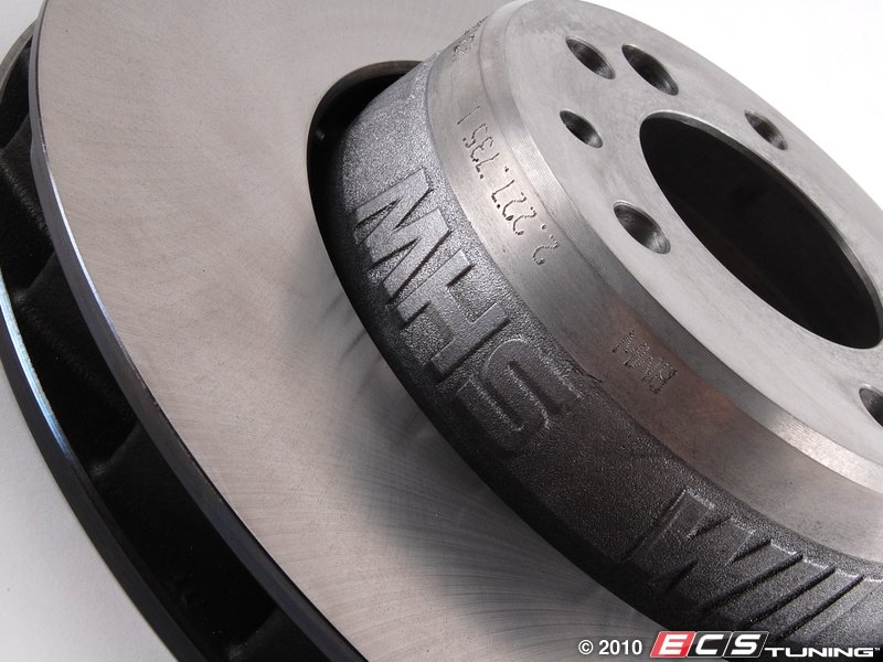 Genuine European BMW - 34112227735KT - Front Brake Rotors - Pair (345x32)