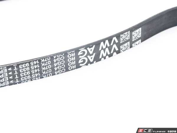 Genuine Volkswagen Audi - 07K145933T - Accessory Belt (07K 145 933 T)
