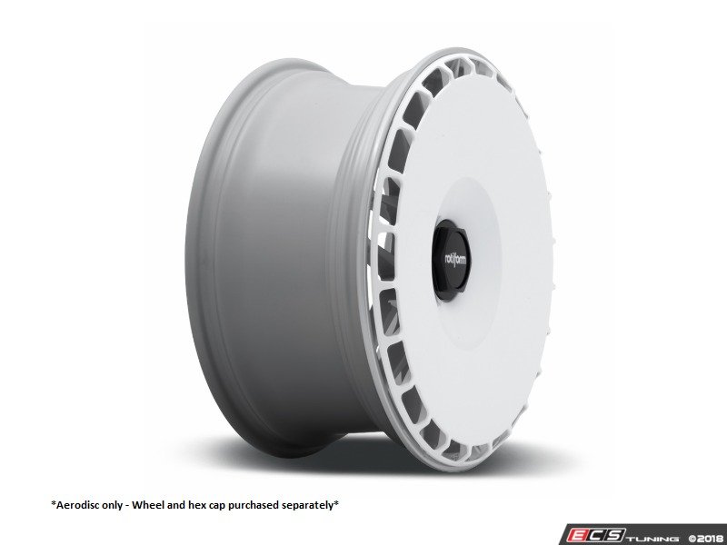 Rotiform - 32170-AC-W - Rotiform AeroDisc - Gloss White - Priced Each