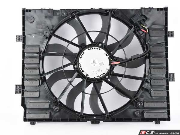 Genuine Volkswagen Audi - 7P0121203K - Cooling Fan - With Shroud (7P0 ...