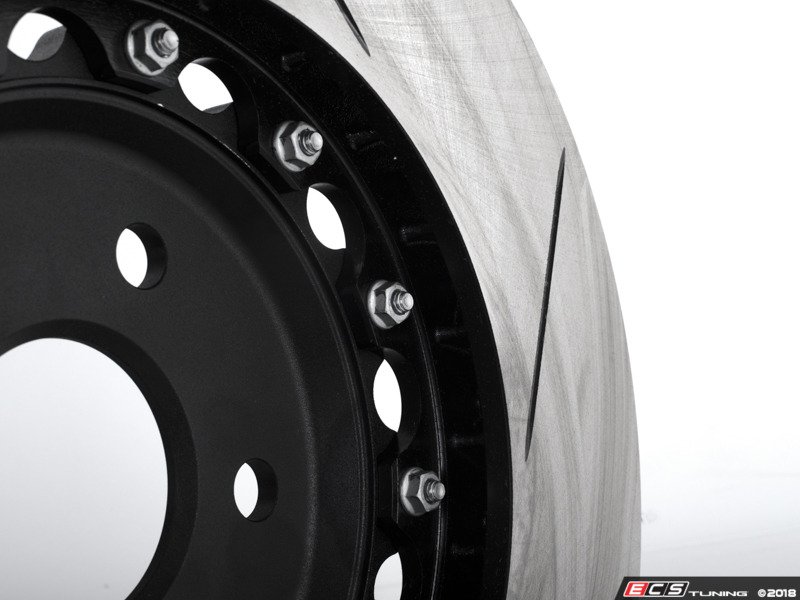 ECS - 000036ECS04-02KT - Front and Rear Slotted 2-Piece Semi-Floating Brake Rotor Kit (345x30 ...