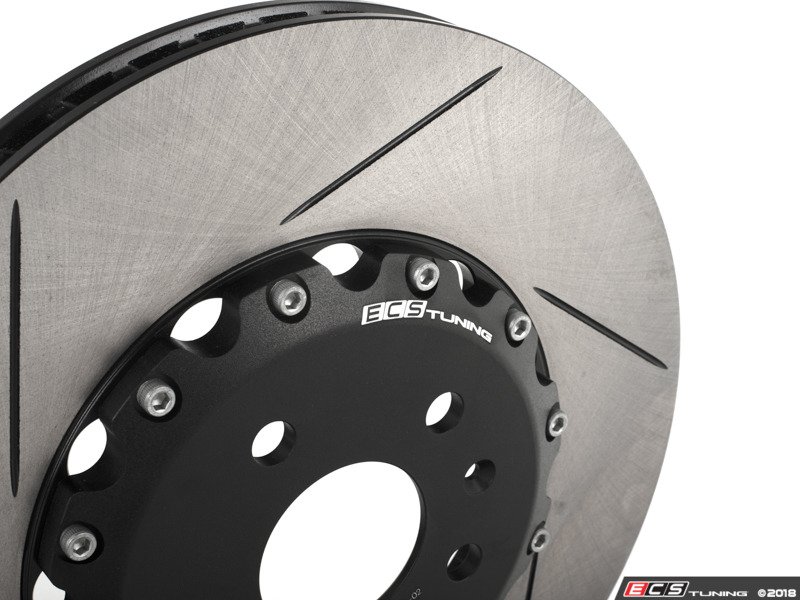 ECS - 000036ECS04-02KT - Front and Rear Slotted 2-Piece Semi-Floating Brake Rotor Kit (345x30 ...