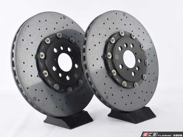 Genuine BMW - 34217991107KT - Rear Carbon Ceramic Brake Rotors - Pair