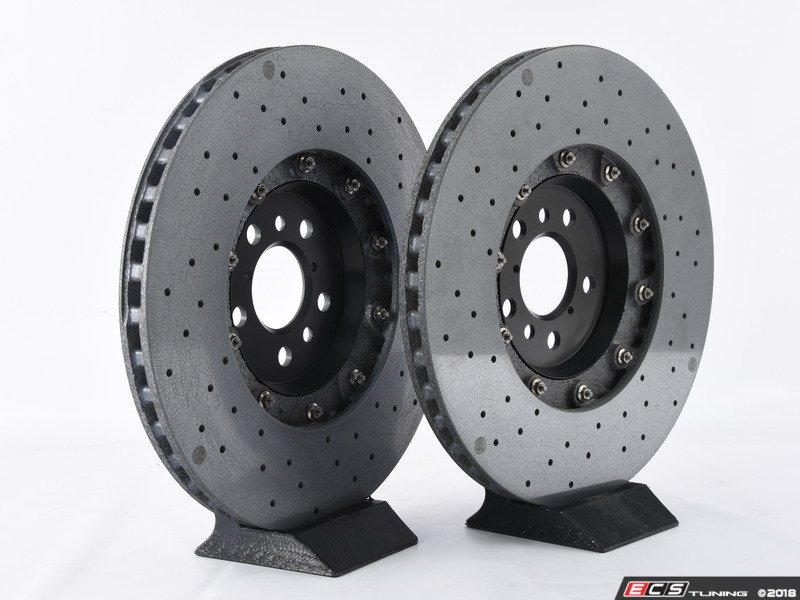 Genuine BMW - 34217991107KT - Rear Carbon Ceramic Brake Rotors - Pair