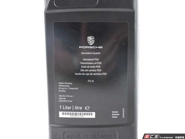 Genuine Porsche - 00004321044 - TRANSMISSION OIL - P