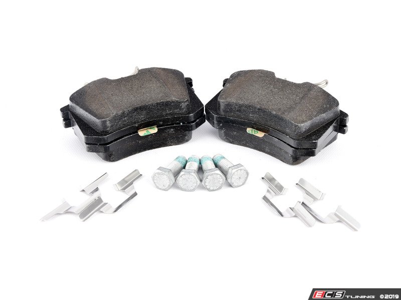 Genuine Volkswagen Audi - 1H0698451G - Brake Pad Set - Rear (1H0 698 451 G)