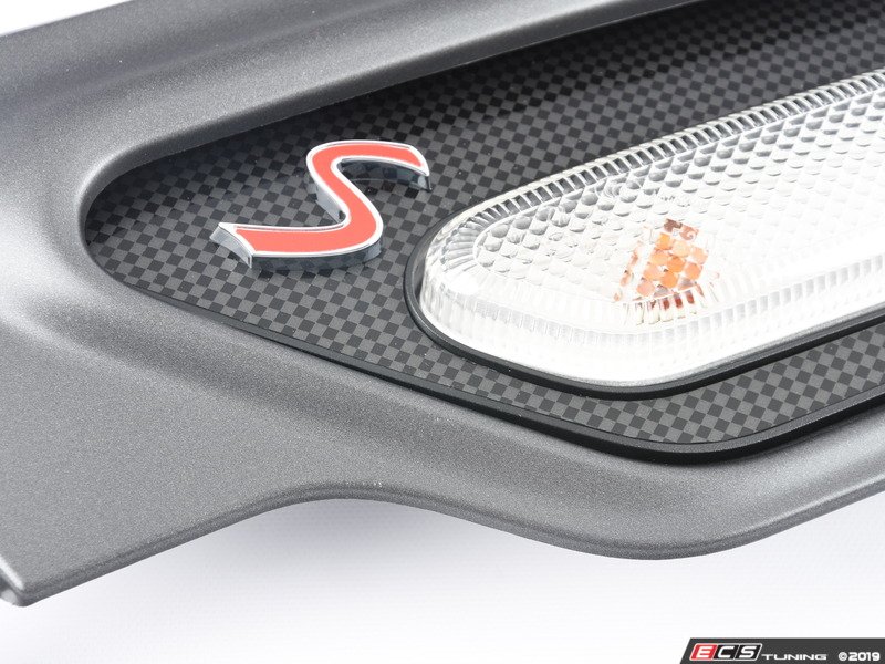 Genuine MINI - 51139807463 - Side Carrier Turn Signal Trim S Black ...