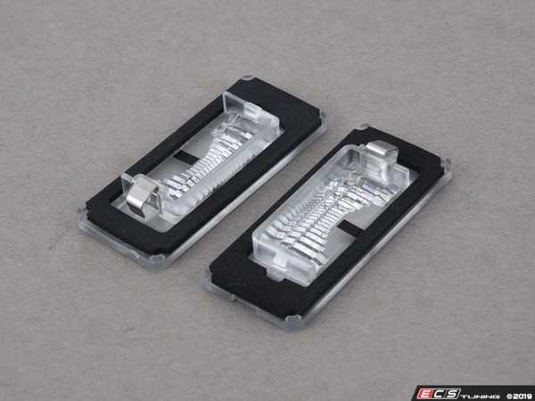 Genuine MINI - 51132756227KT - Rear License Plate Light Lens - Set Of 2 ...