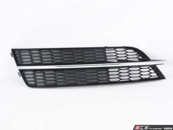 Genuine Volkswagen Audi - 4G8807647H9B9 - Cooling Air Grill - Left (4G8 ...