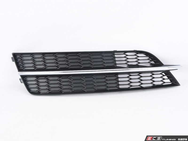 Genuine Volkswagen Audi - 4G8807647H9B9 - Cooling Air Grill - Left (4G8 807 647 H 9B9)
