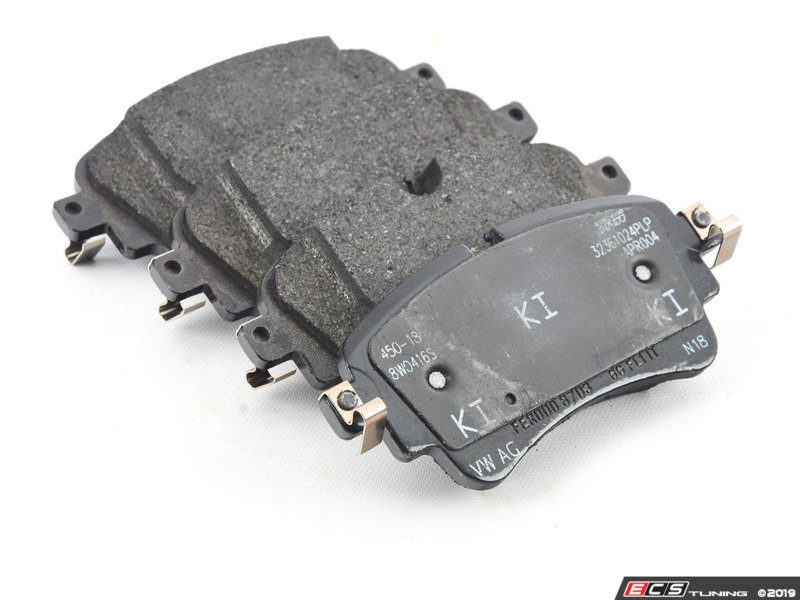 Genuine Volkswagen Audi - 8W0698451P - Rear Brake Pad Set (8W0 698 451 P)