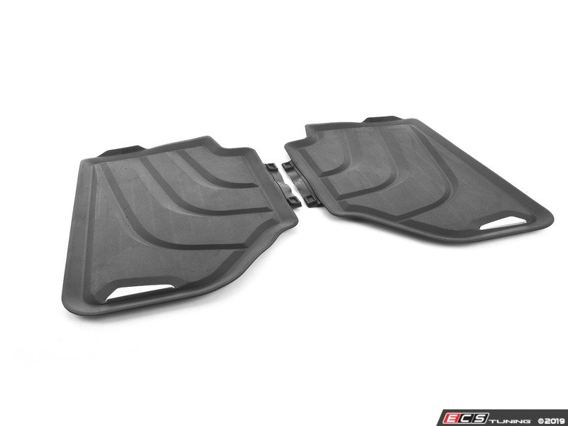 Genuine BMW - 51472458443 - Rear All Weather Rubber Floor Mats - Black ...