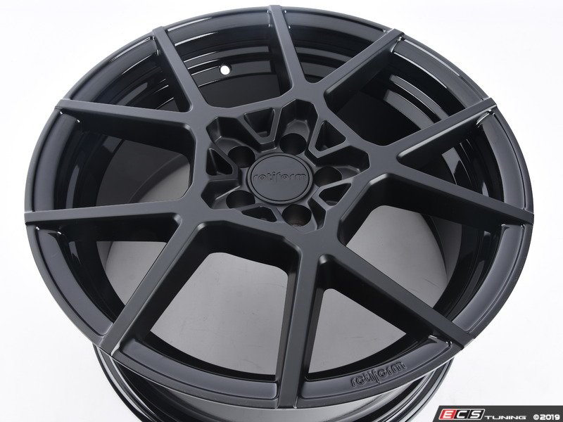 Rotiform - R13918857935 - 18x8.5 Rotiform KPS - Matte Black 5x100 ET35 ...